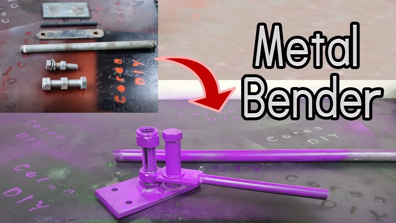 Make a Metal Bender (밴딩기 제작) : DIY Homemade Bender - YouTube