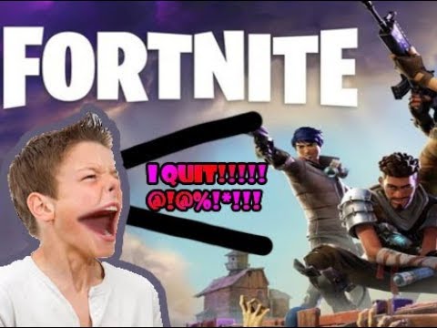 KID RAGES PLAYING FORTNITE gone wrong!!! - YouTube