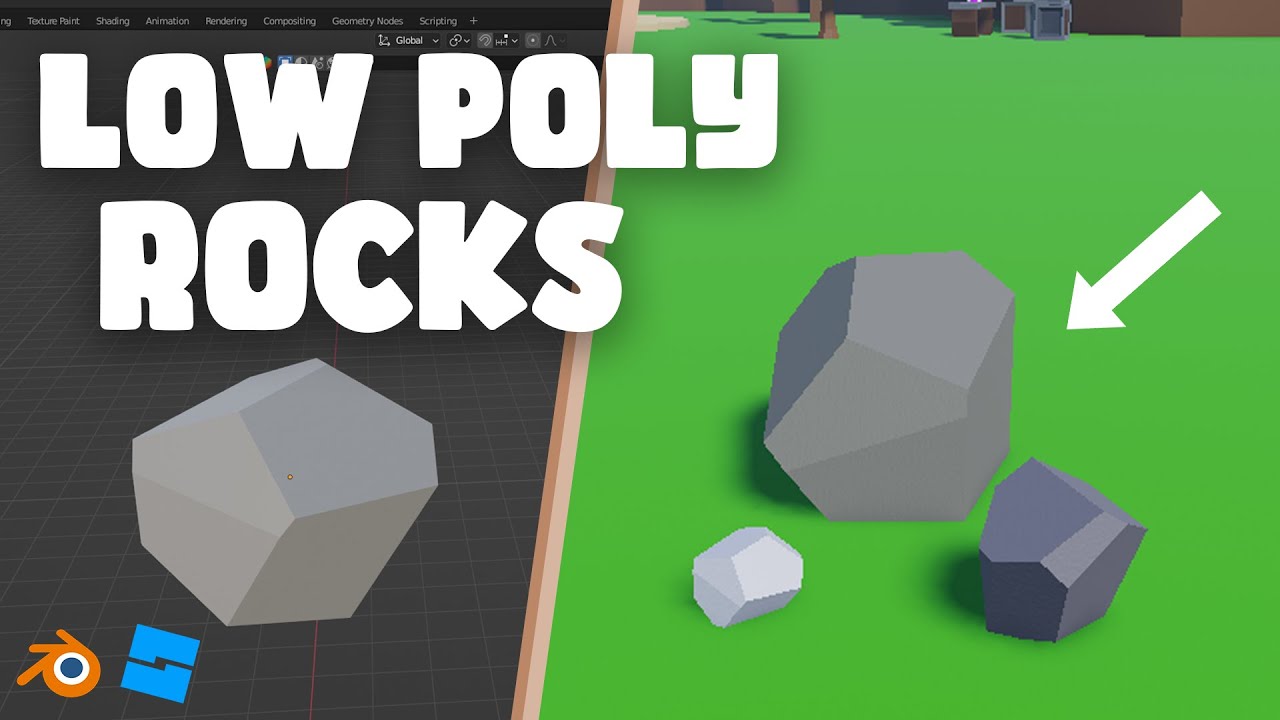 How to Make Low Poly Rocks for Roblox (EASY) - YouTube