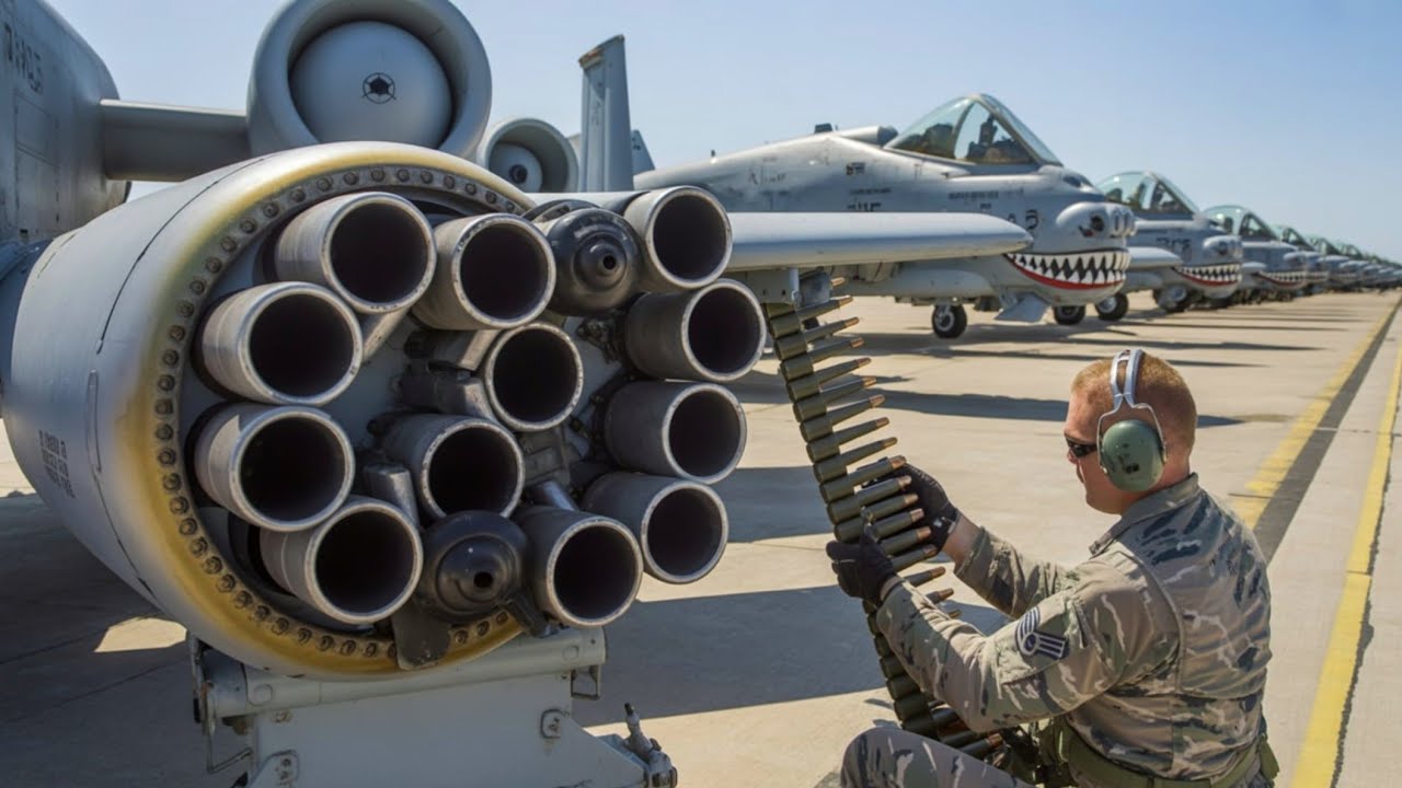 The Genius System Behind Loading the A-10 Warthog's Massive Cannon ...