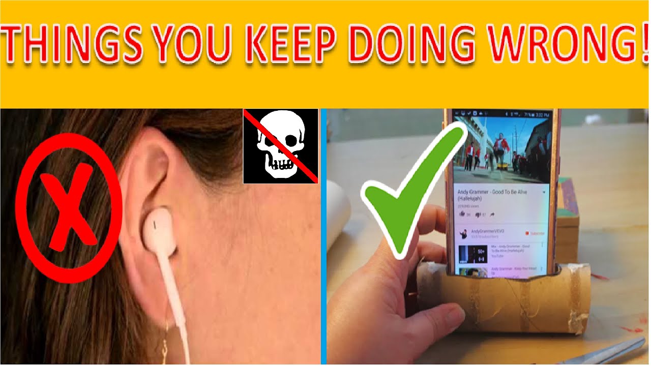 THINGS YOU KEEP DOING WRONG EVERYDAY ! - YouTube