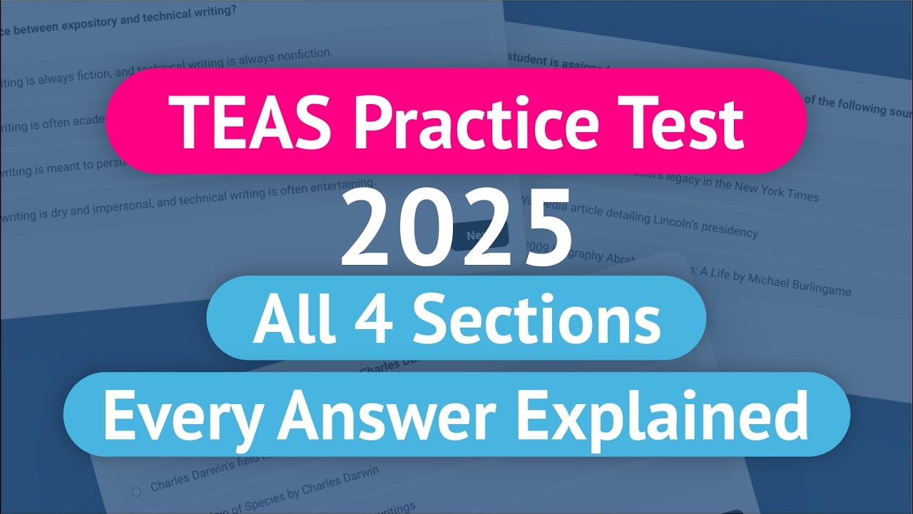 TEAS 7 Practice Test (2025) | Full-Length ATI TEAS Exam Prep with ...