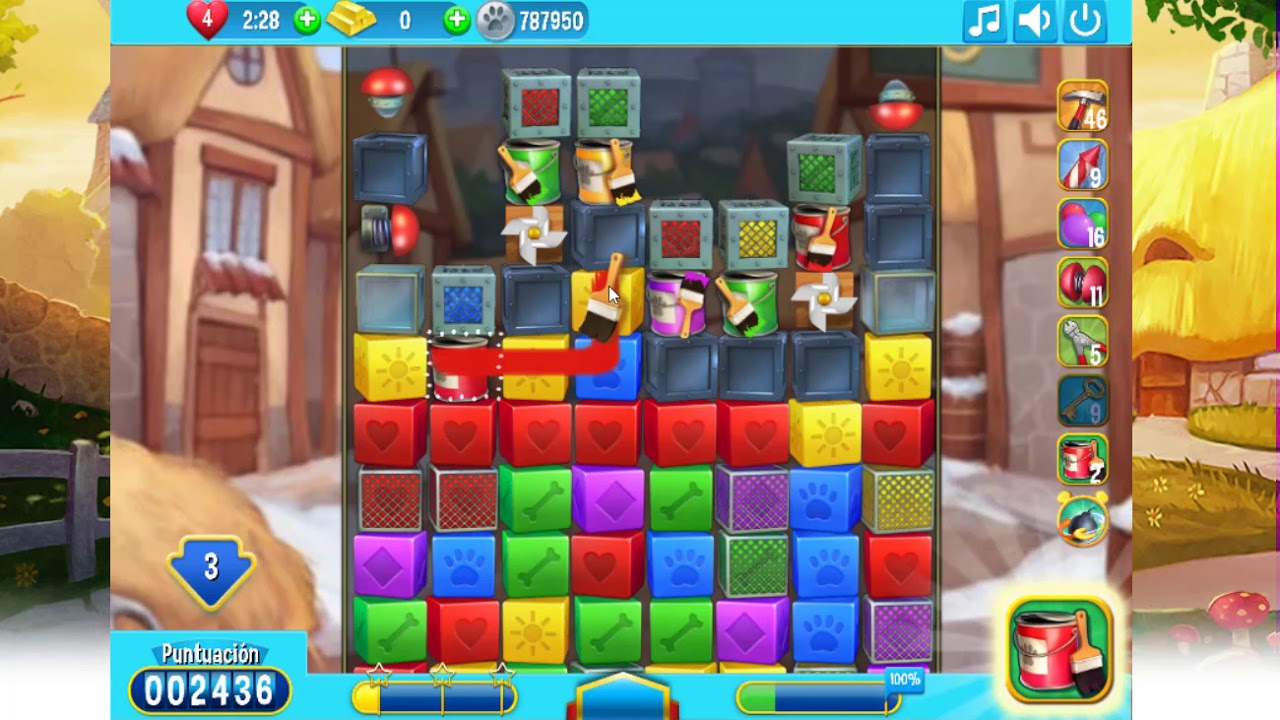 Pet Rescue Saga Nivel 1737 sin booster.- - YouTube