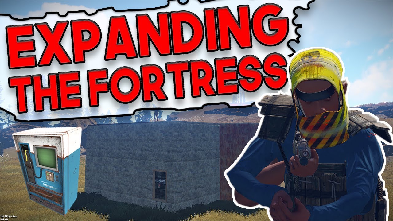 EXPANDING THE SHOP FORTRESS?! | Rust SOLO SURVIVAL - Episode 2 - YouTube