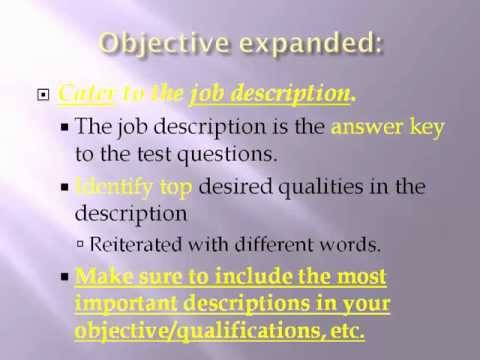 How To Put Desired Position On Resume