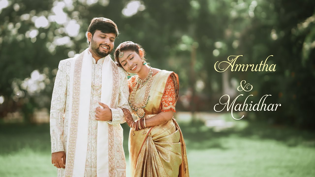 Amrutha & Mahidhar Wedding Story - YouTube