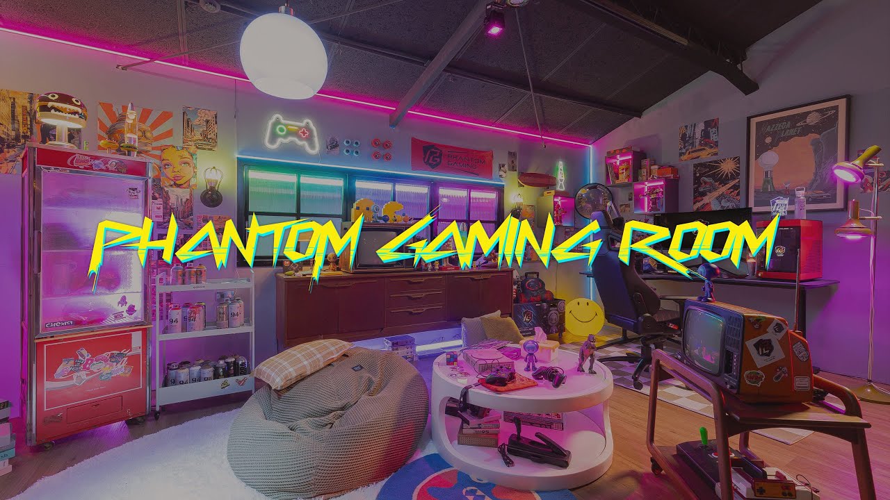 Step into Phantom Gaming Room 🎮 | RGB Gaming and Lofi Relaxation - YouTube