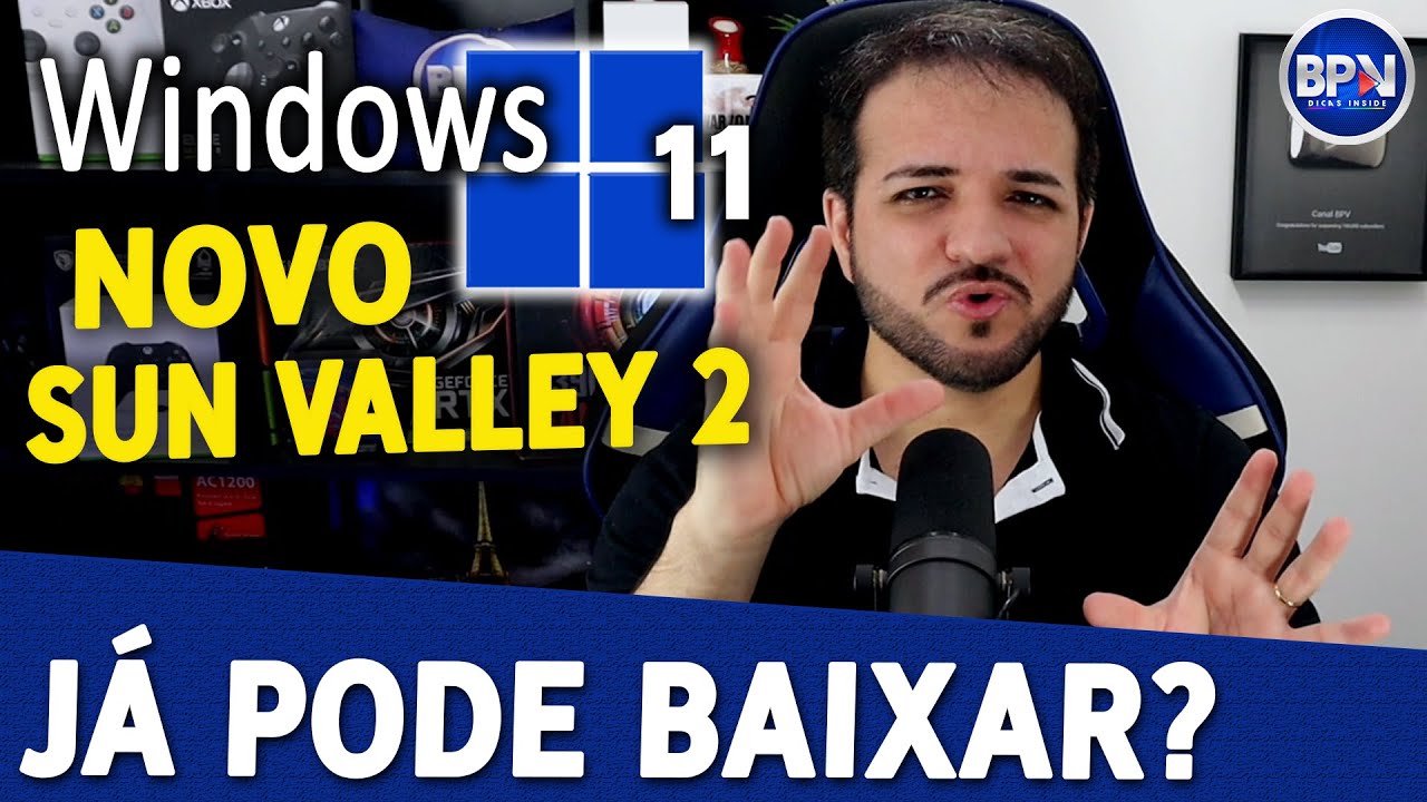 NOVO Windows Sun Valley 2 Versão 22H2, Veja as NOVIDADES! - YouTube