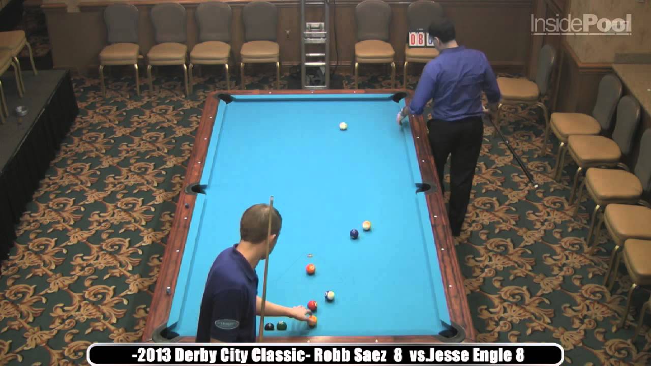 Robb Saez vs. Jesse Engel Bigfoot 10-Ball 2013 Derby City Classic part ...