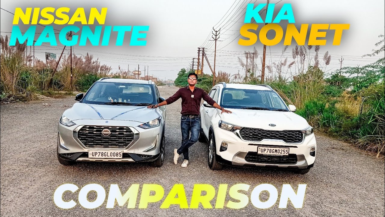 Nissan Magnite Vs Kia Sonet Comparison l Kia Sonet vs Magnite l Magnite ...