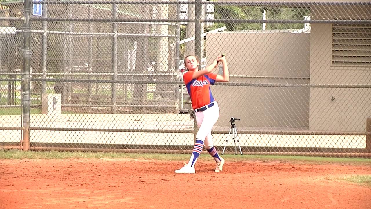 Hannah Cowley Softball - YouTube