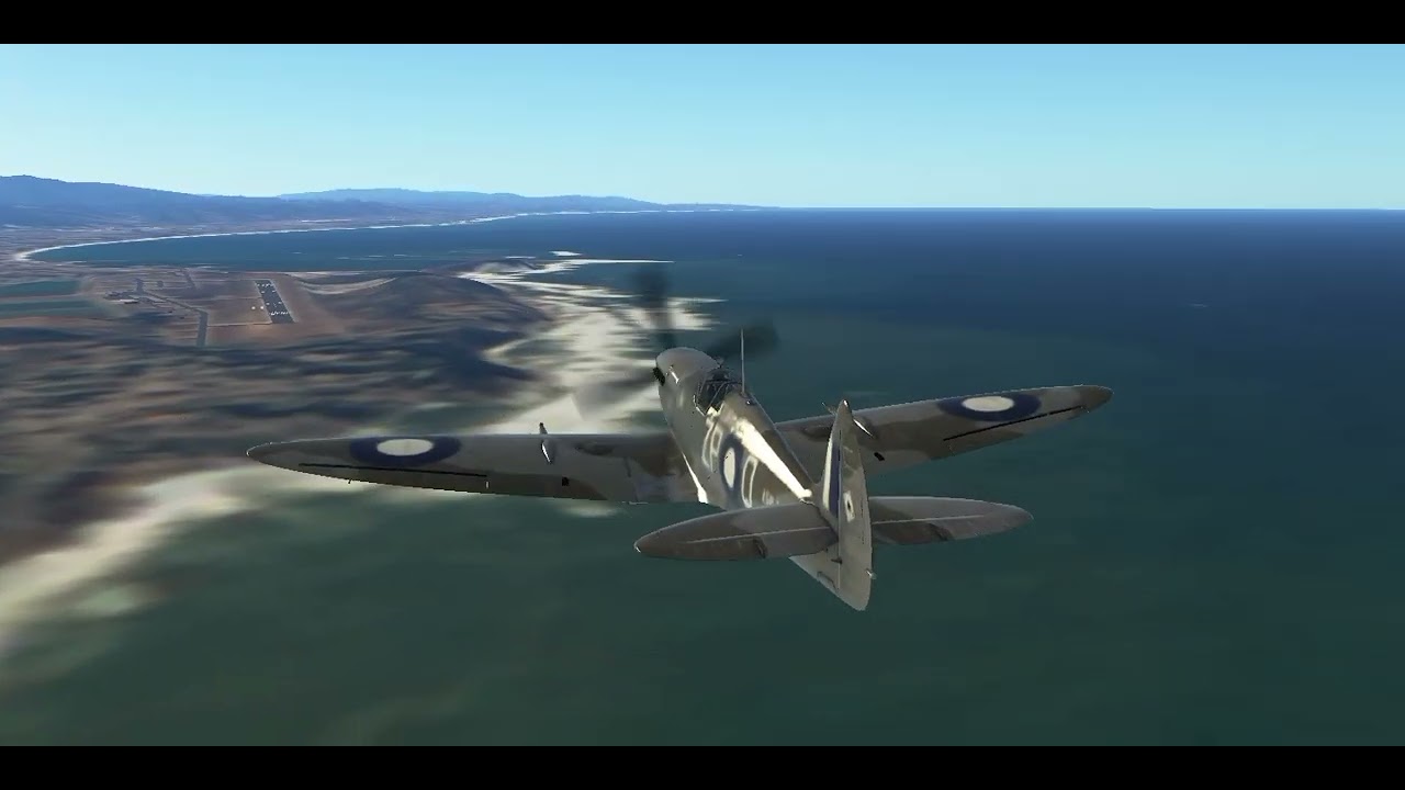 INFINITE FLIGHT Spitfire: Cool three-point landing at Half Moon Bay, CA ...
