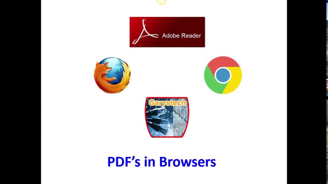 PDF Files in Browsers - YouTube