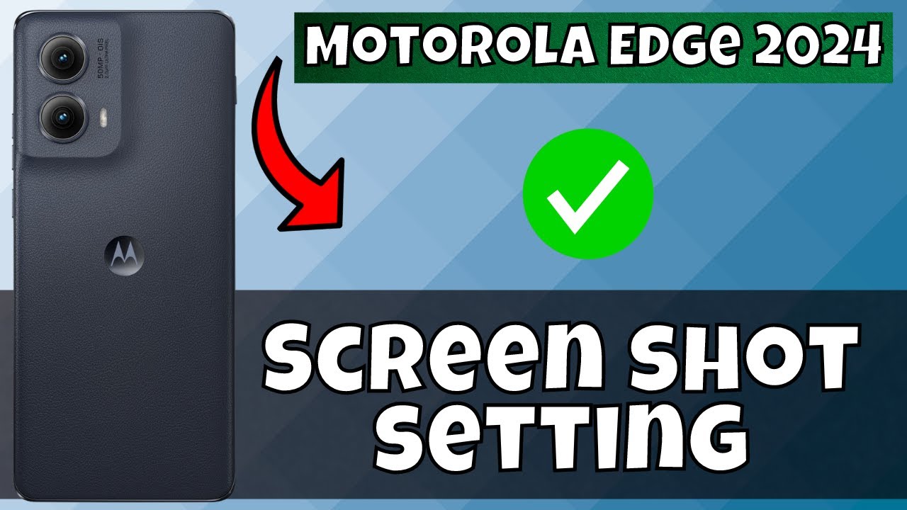 Ways to Take ScreenShot Motorola Edge (2024) || How to take a screen ...
