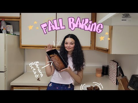 BAKING because it's FALL!! & I'm BORED - YouTube