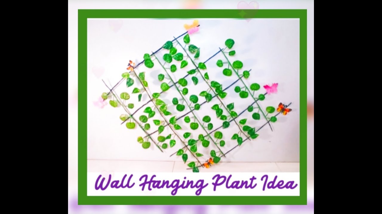 DIY Artificial Vine Plant Wall Hanging - YouTube