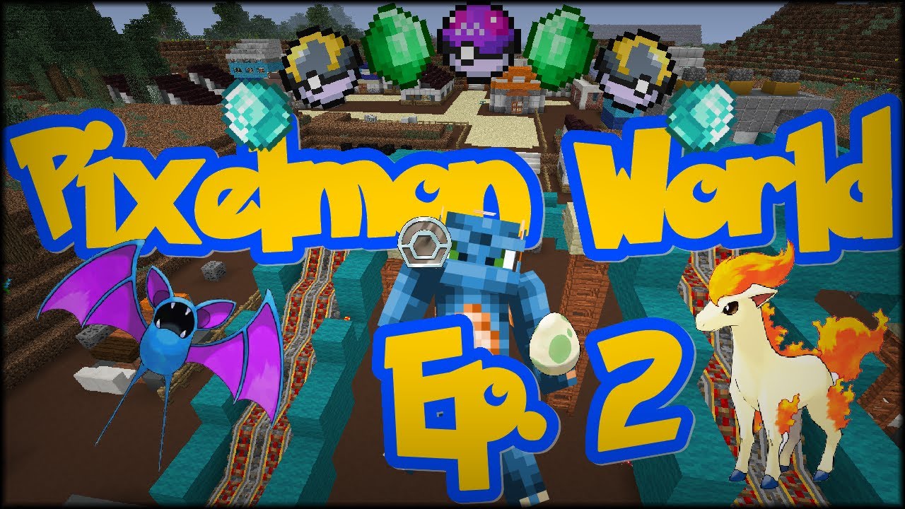 Pixelmon World Episode 2: Challenging Oreburg Gym! - YouTube