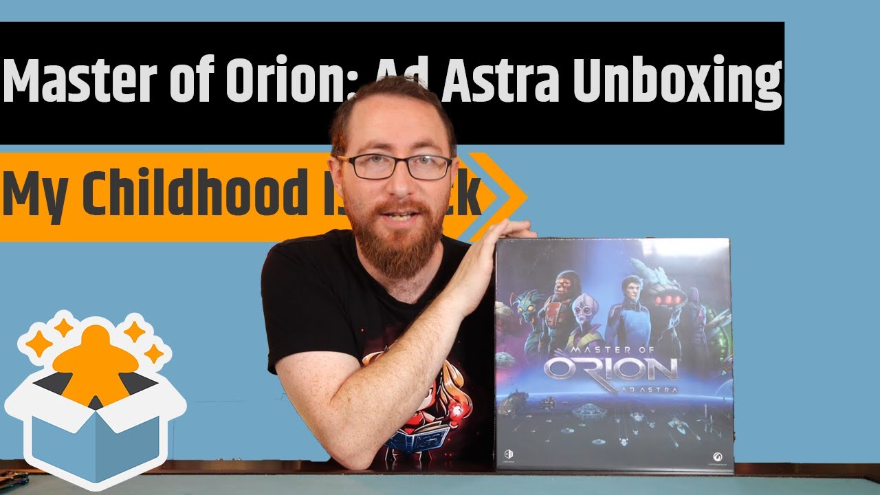 Master of Orion: Ad Astra Prototype Unboxing & Rambling - YouTube