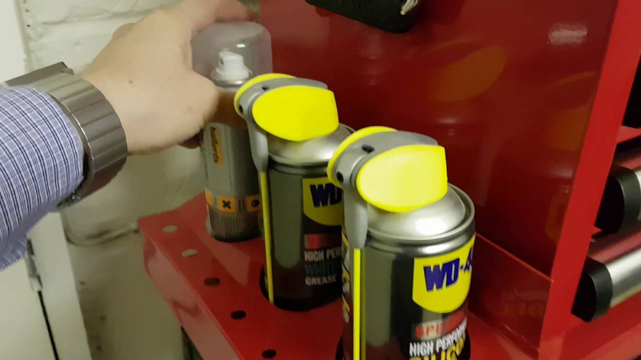 Aerosol Can Storage Solution - YouTube