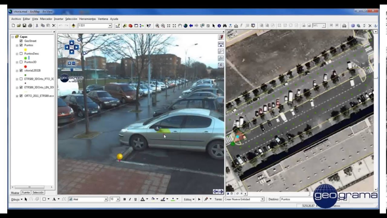 GeoStreet for ArcGis. Mobile Mapping Data in your Desktop GIS. - YouTube