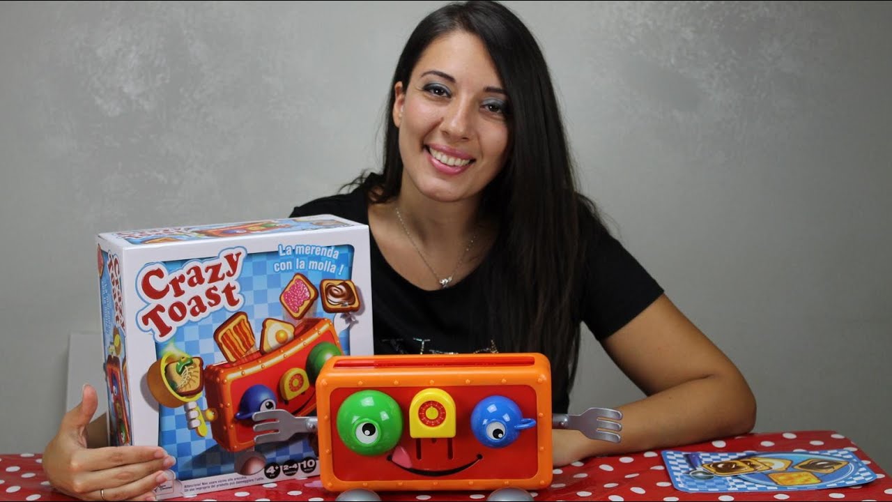 Crazy toast gioco e video per bambini unboxing e gameplay toys - YouTube