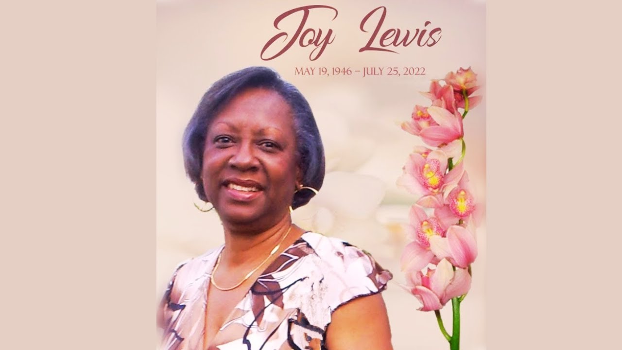 Thanksgiving Service for Joy Lewis - YouTube