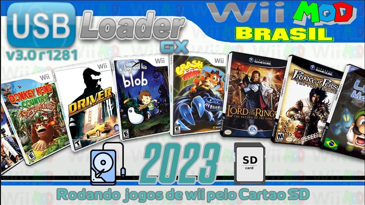 (144) USB Loader Gx Atualização v3.0 r1281 - YouTube