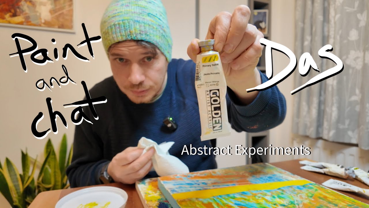 Paint and Chat: abstract experiments - YouTube