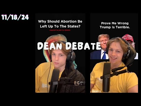 @itsdeaann Dean Debate 11/18/24 TikTok Live - Abortion Left to States ...