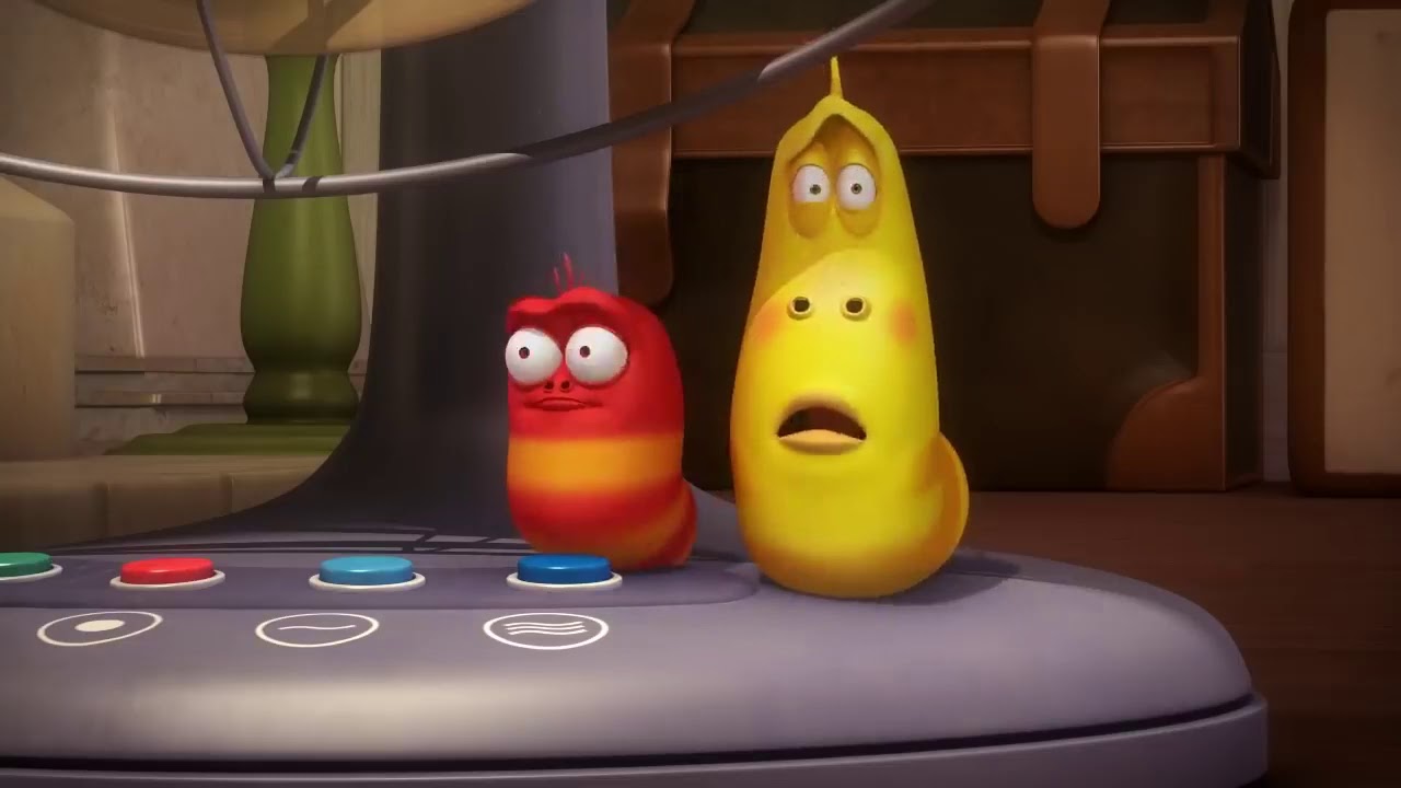 LARVA YELLOW GETS IN SHAPE - YouTube