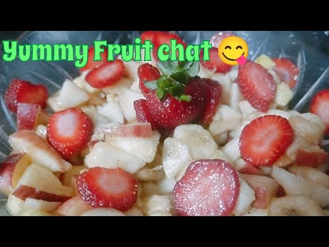 Juicy and tasty Fruit chat / Special fruit chat /Iftari special recipe ...