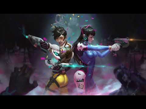 D'va and Tracer | Wallpaper Engine