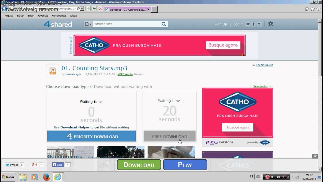 Como Baixar Musica Pelo 4shared - YouTube