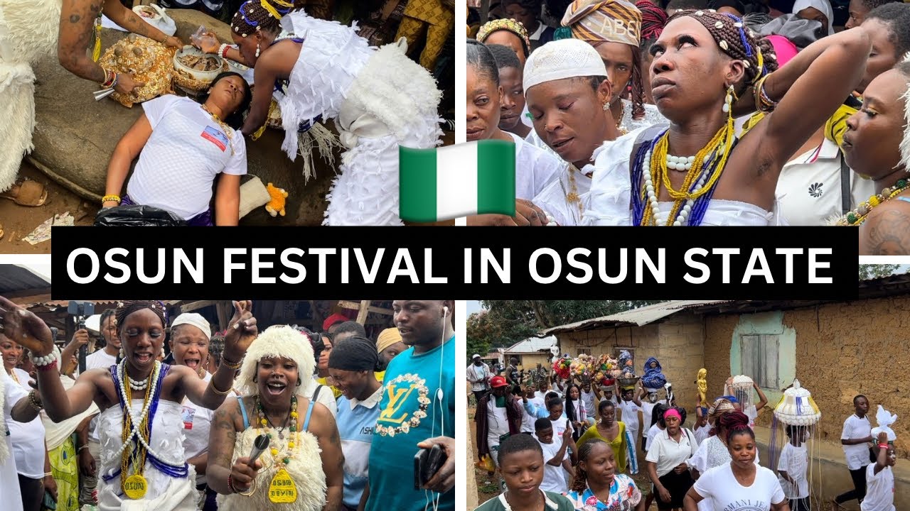 Osun Festival Day 2 in Owena-Ijesa: Worship of Orisha Aje in the Market ...