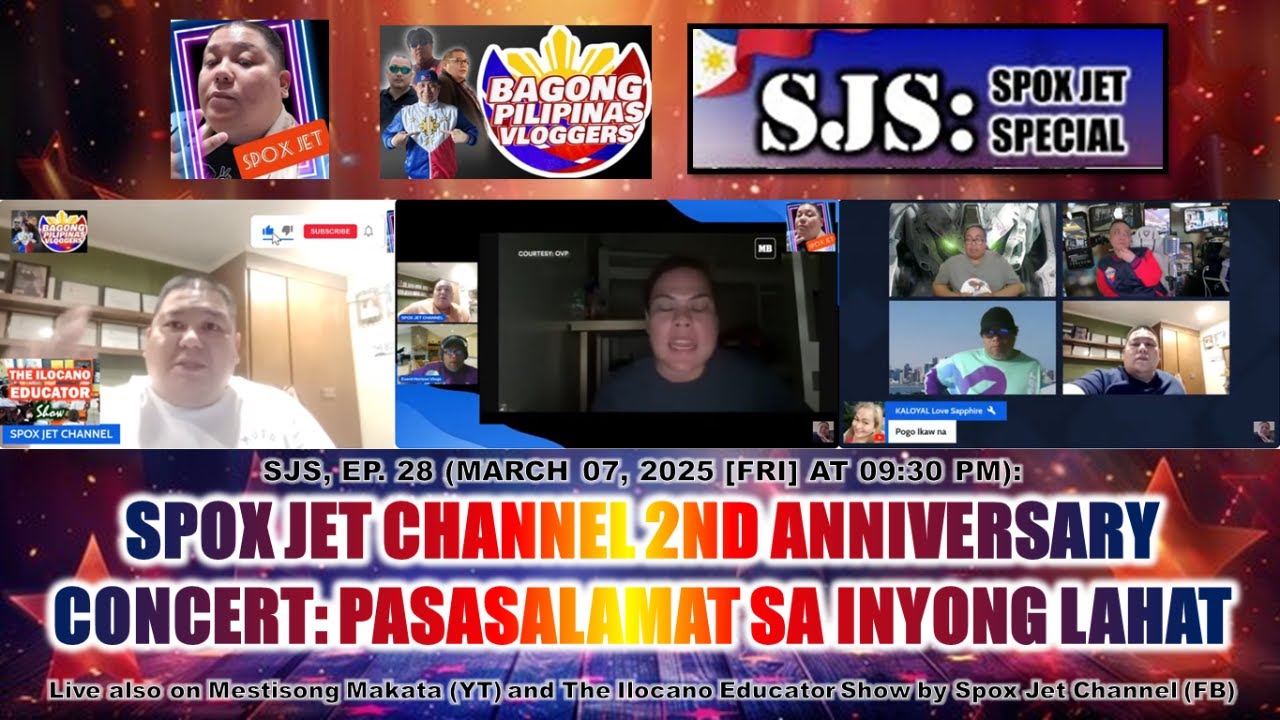 SJS, EP. 28 - Spox Jet Channel 2nd Anniversary Concert: Pasasalamat Sa Inyong Lahat - YouTube