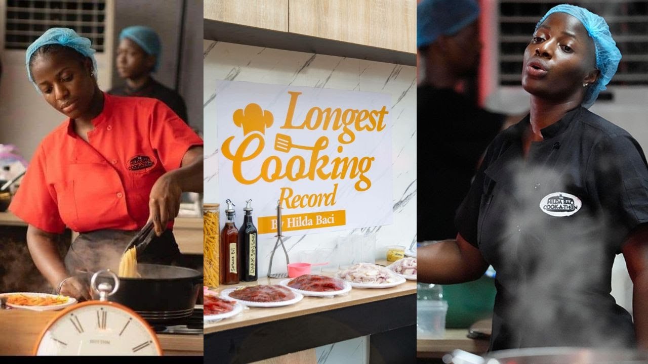 Hilda Baci Emerges Chef With The Longest Cooking Record - YouTube