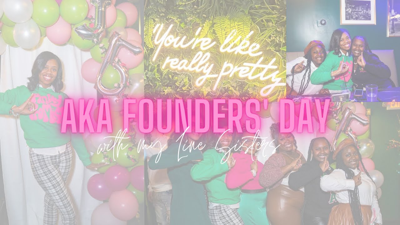 AKA Founders' Day with my Line Sisters - YouTube