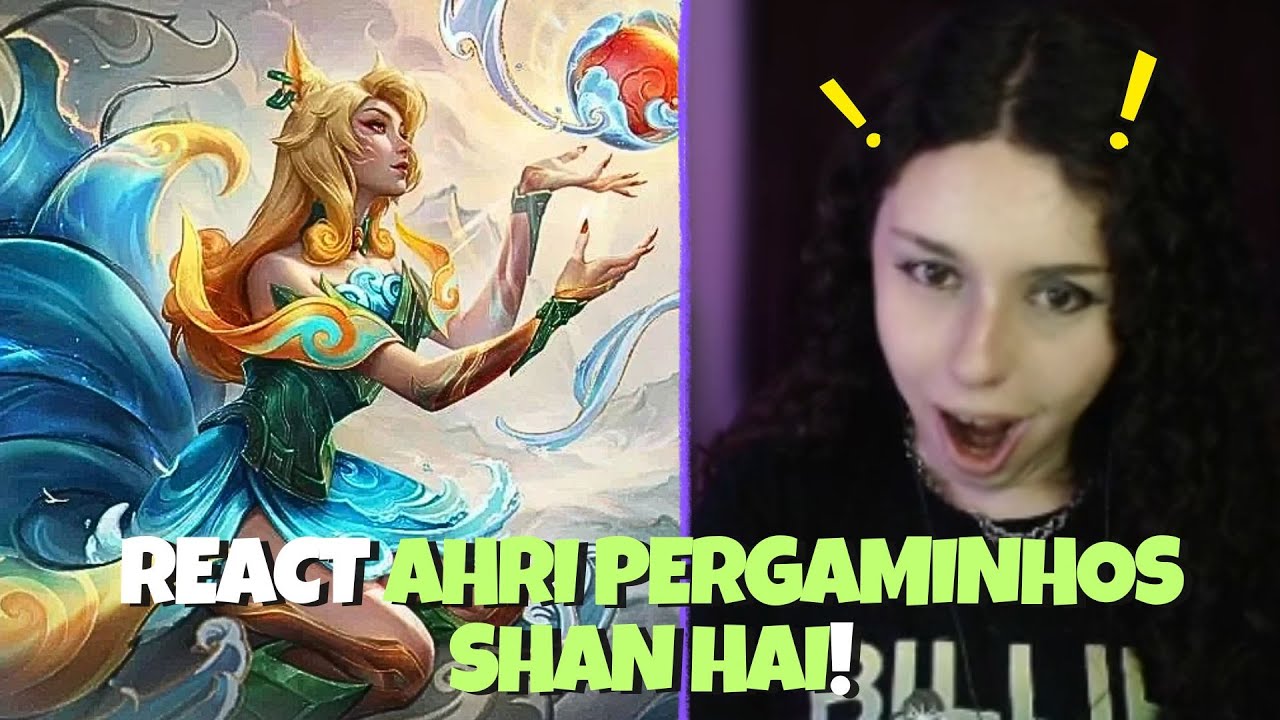 REACT AHRI, JAX E ORNN PERGAMINHOS SHAN HAI NO WILD RIFT - LoL WR - YouTube