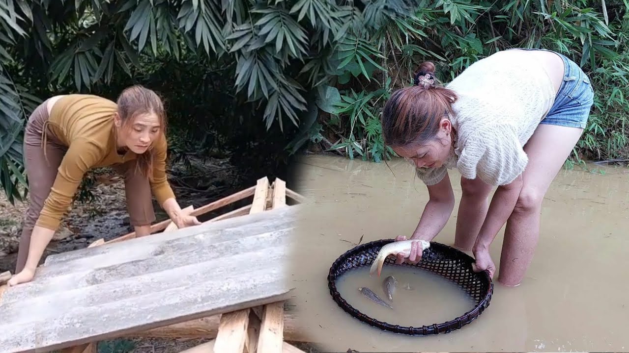 Living Alone in the Forest: How a Girl Built a Wooden House and Fished ...