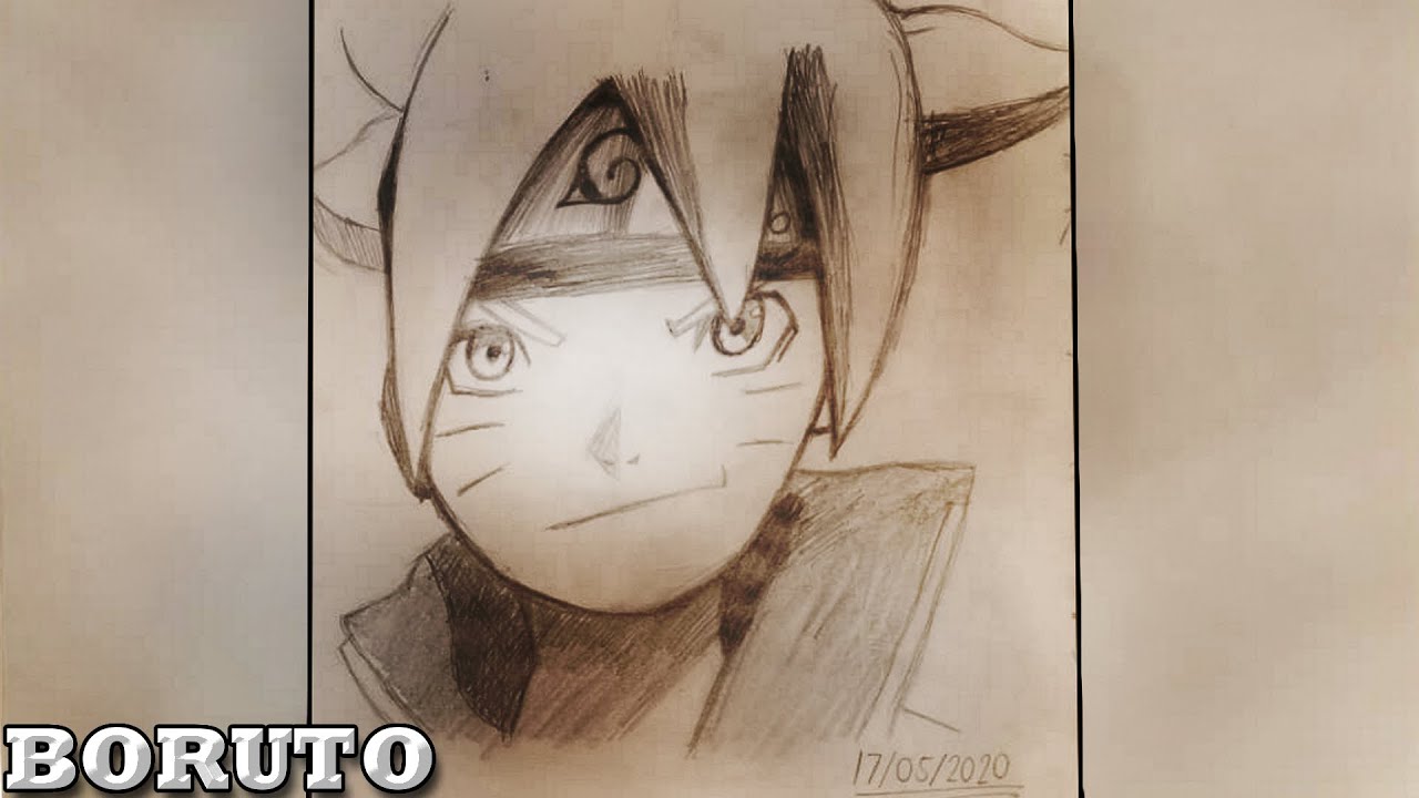 How to Draw Boruto Uzumaki From Naruto | Timelapse Drawing | RKade ...