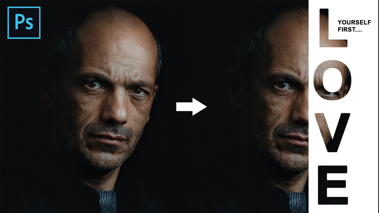 Adobe Photoshop Tutorial - Make Clipping Mask - YouTube