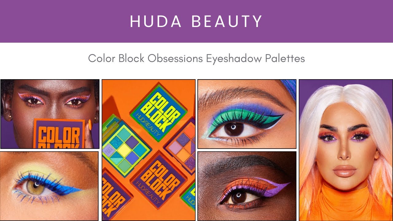 Sneak Peek! HUDA BEAUTY Color Block Obsessions Eyeshadow Palettes ...