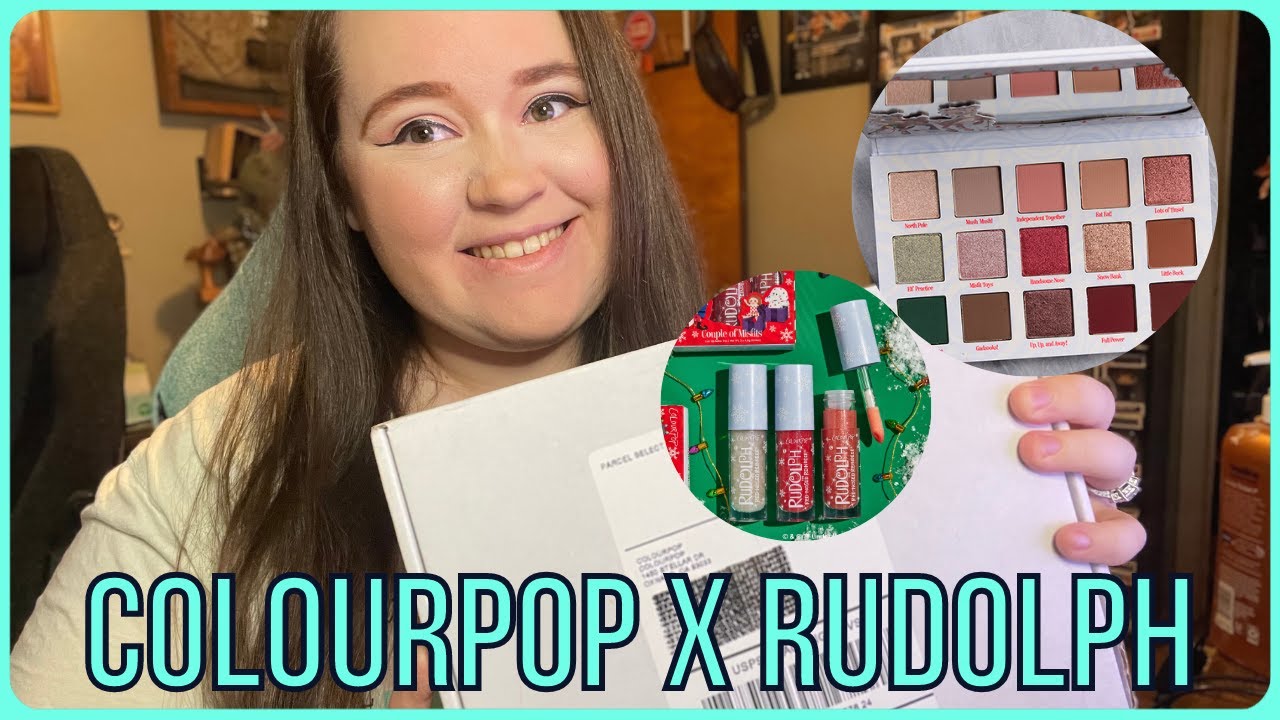 Unboxing the Magical ColourPop Rudolph Collection: Festive Makeup Haul ...