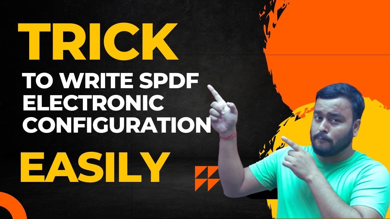 How To Calculate SPDF Electronic Configuration|CLASS11#Trick - YouTube