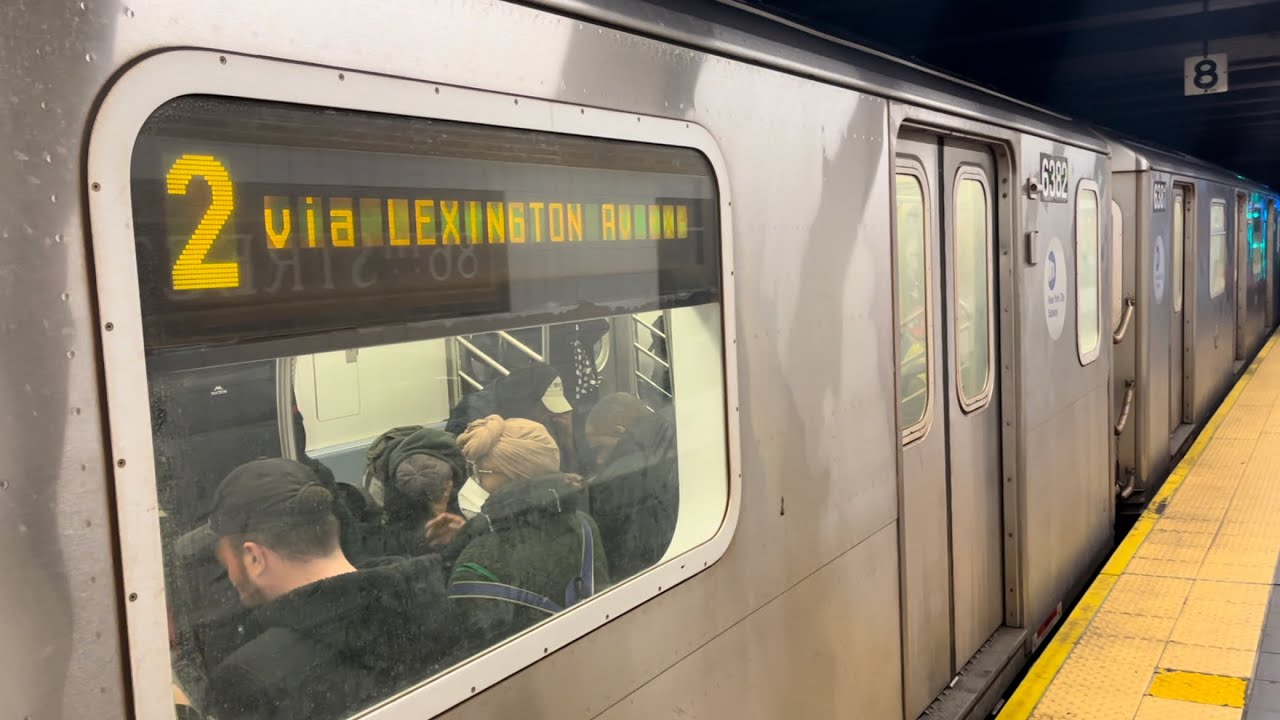 MTA Special: R142 Rerouted (2) Train (Via Lex Ave Express) Stopping At ...