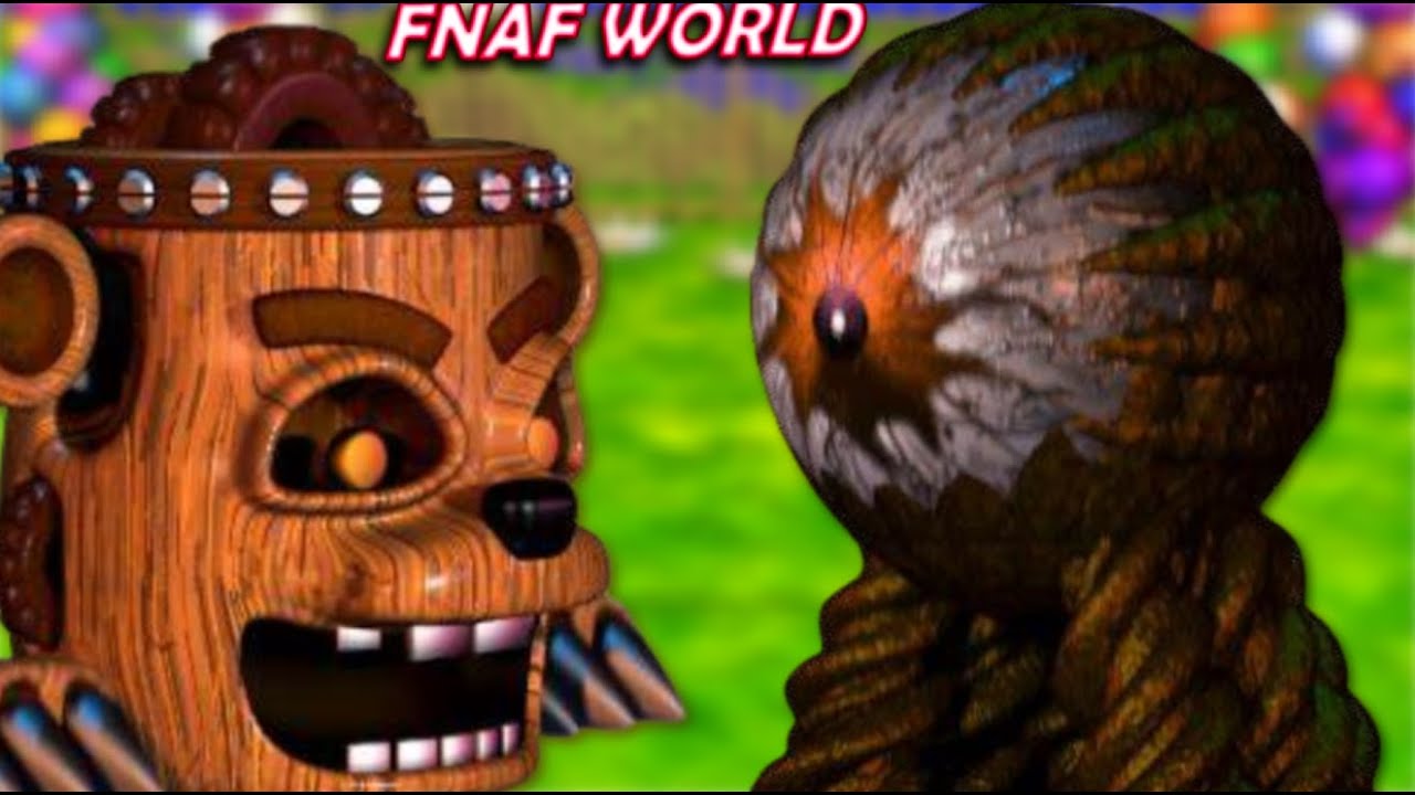 FNAF WORLD (REVISITED) | HARDMODE PART 4 | FARMING THE BOSSES. - YouTube