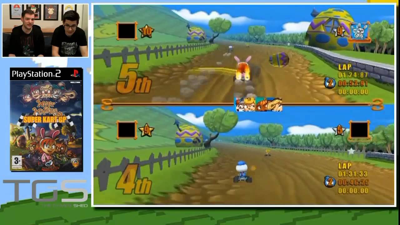 Myth Makers Super Kart GP (PS2) Mark Vs Jamie - YouTube