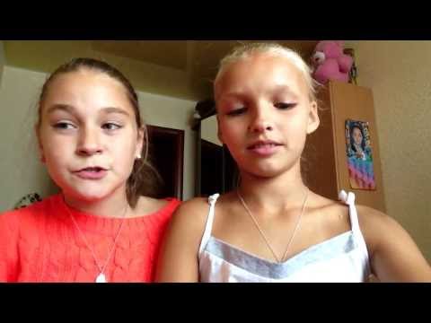 Katya and Karina-первое видео