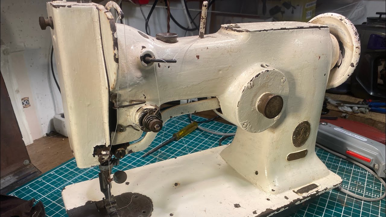 Singer 107W1. Vintage sewing machine rebuild, singer 107w1. Part 1 ...
