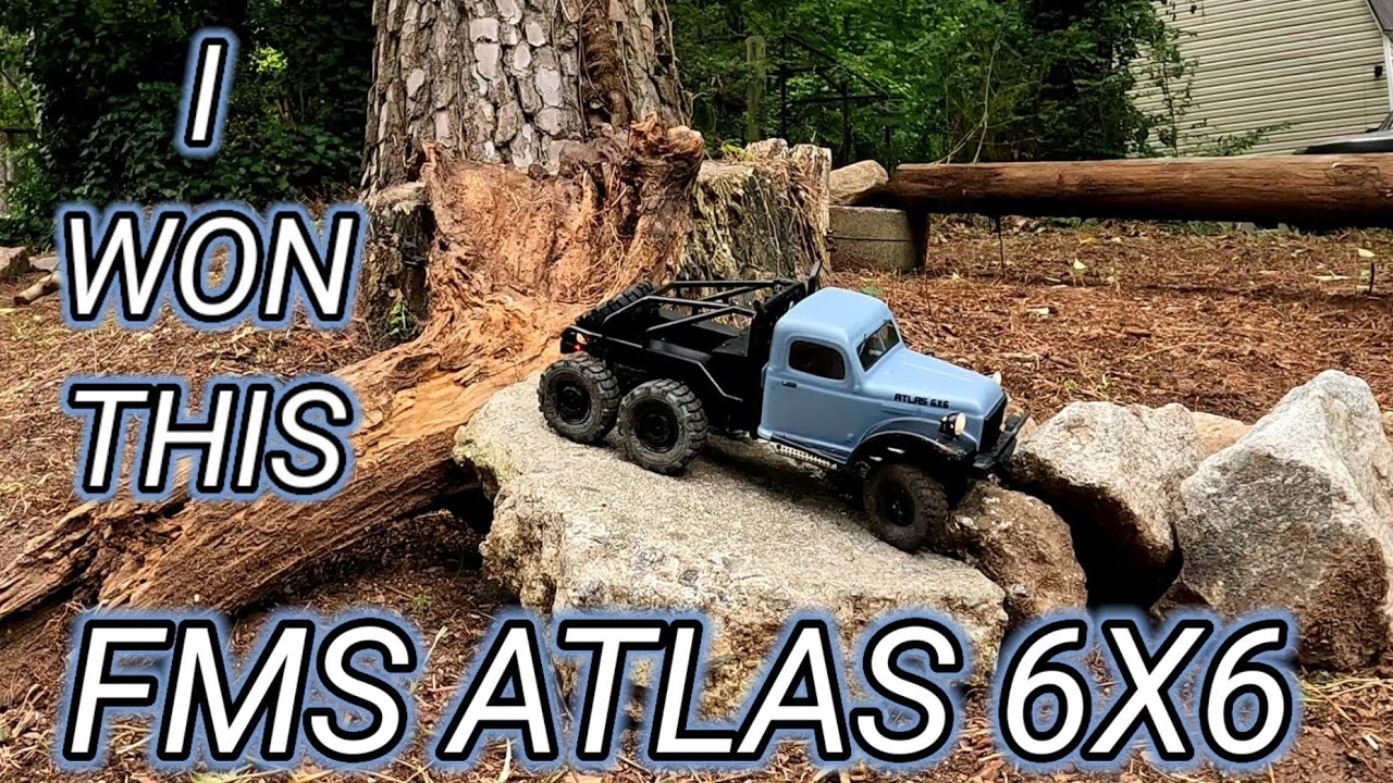 I Won This FMS Atlas 6x6 From PJ's Electric RC Adventures - YouTube
